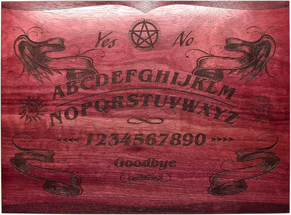 Ouija board Book PurpleHeart Wood - 16 x 11 In. - Arizona Outlet