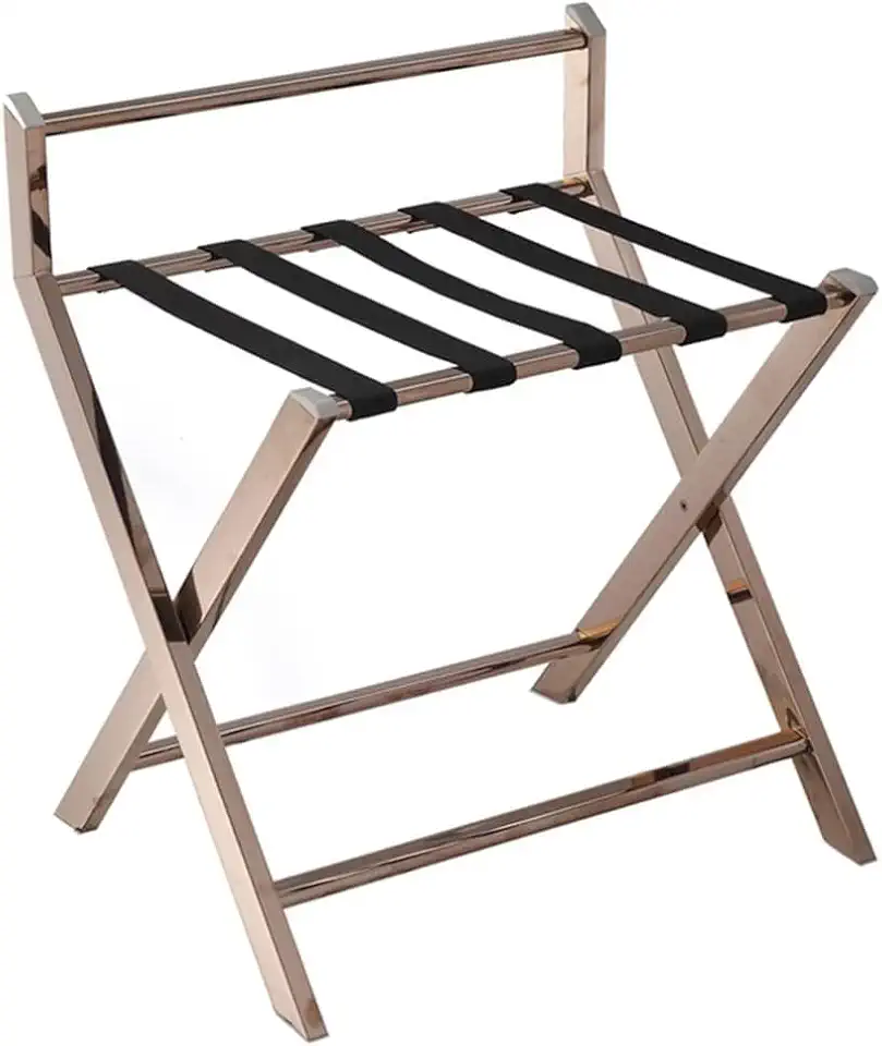 Guest Room Luggage Rack, Folding Suitcase Stand Suitcase Stand with ...