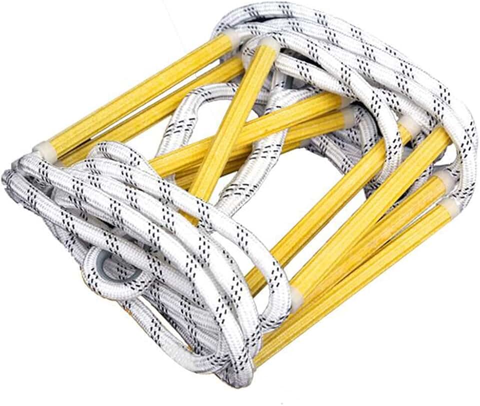 Nylon Soft Fire Ladder Rope Safety Rope Emergency Fire Escape Ladder ...