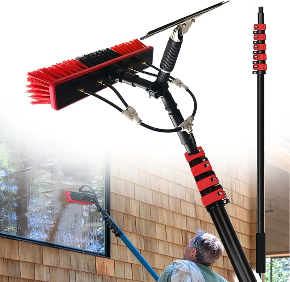 Water Fed Pole Kit,Water Fed Cleaning System with Aluminum Alloy ...
