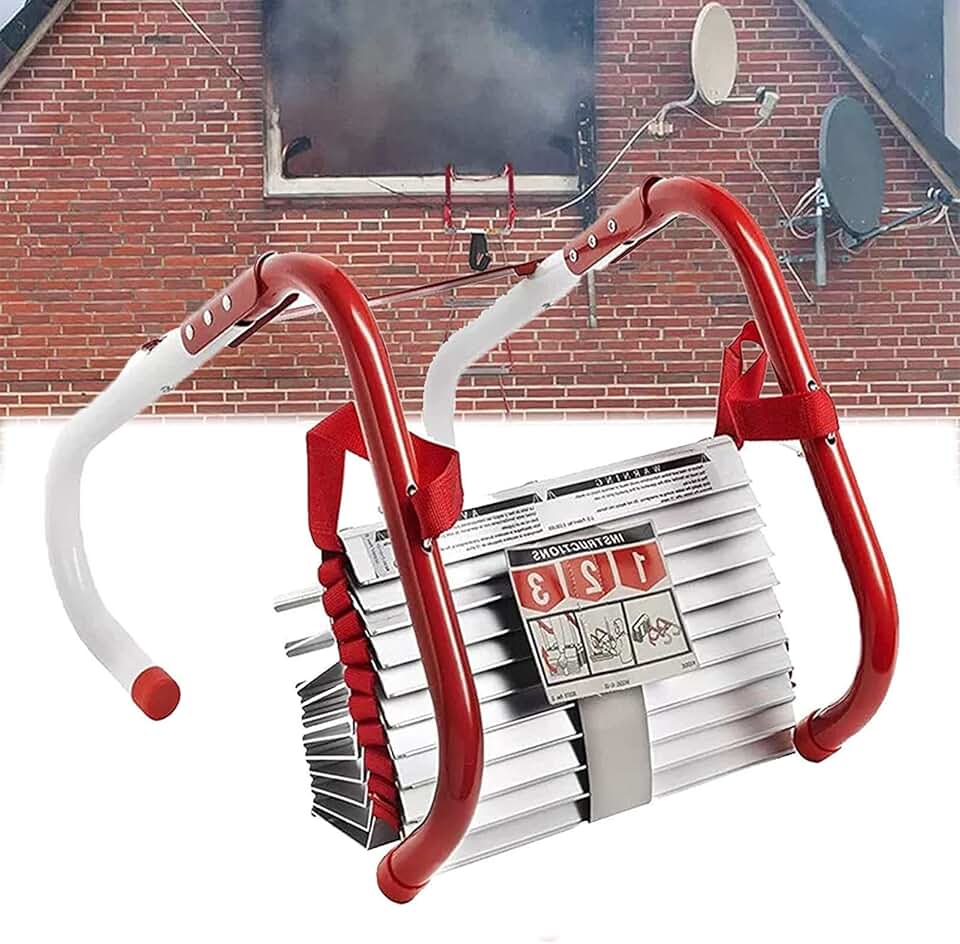 Fire Escape Ladders 2-6 Storey, Fast to Deploy & Easy to Use, Fire and ...