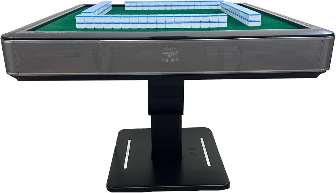 USA MJ Table Foldable Ultra-Thin Automatic Mahjong Table with Wheels ...