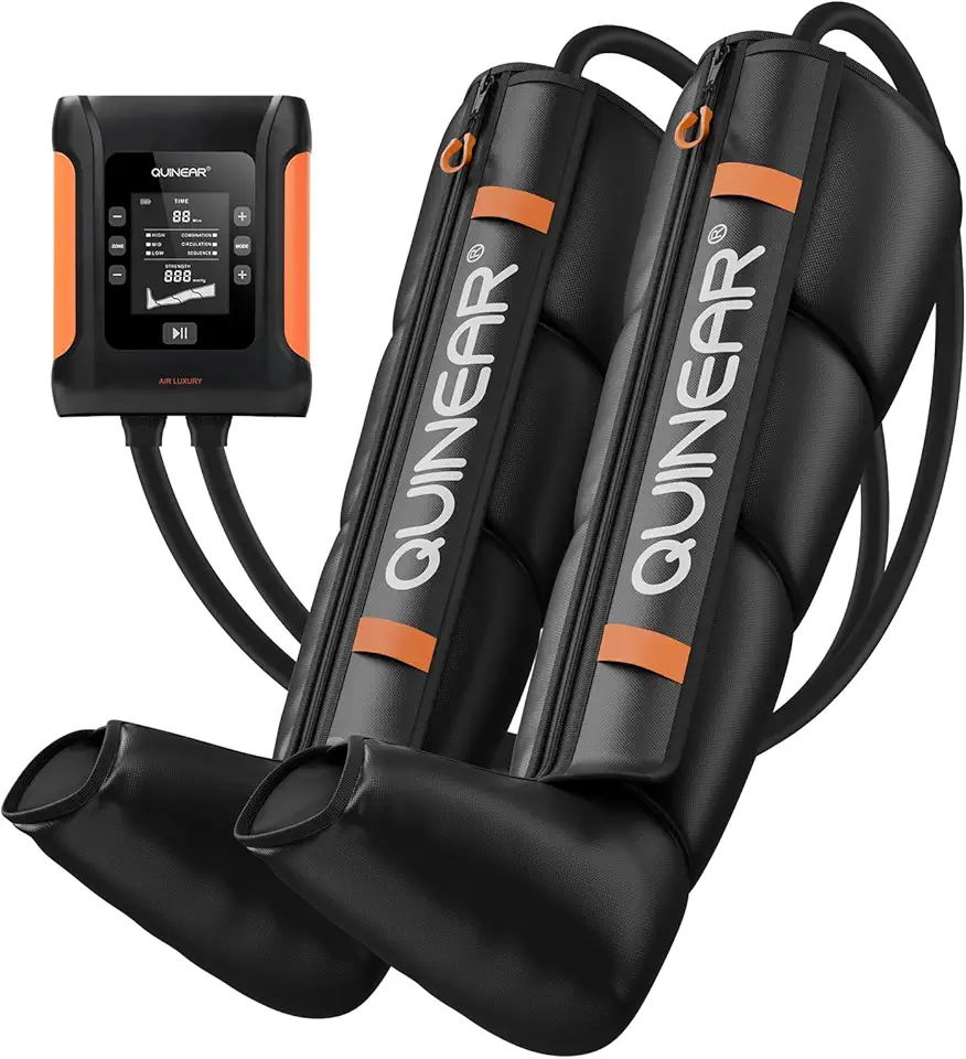 QUINEAR Professional Leg Recovery System, Cordless Air Compression ...