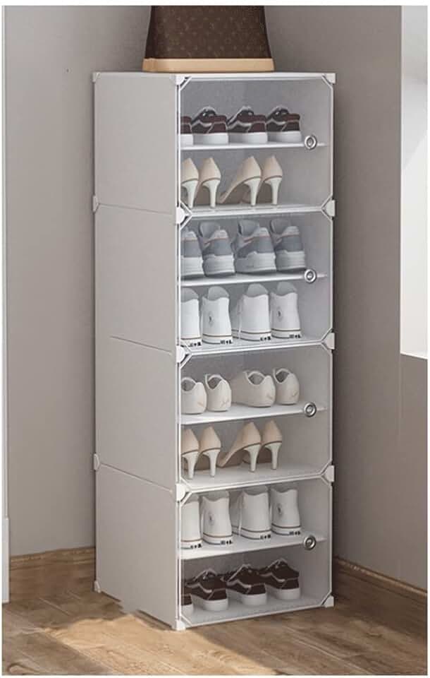 Shoe Racks Plastic Shoe Cabinet Modular Closets for Entryway,Storage ...