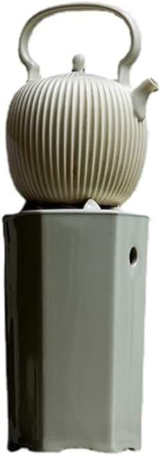 DFHBFG Ash Charcoal Stove Wind Tea Maker Ceramic Kettle Pottery Pot ...