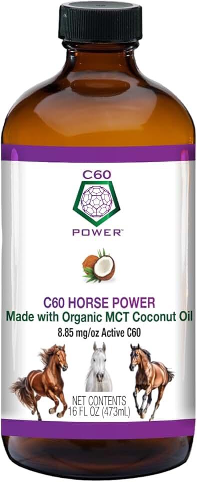 C60 Power - Horse Power - 16 Fl Oz - Made with Organic MCT Coconut Oil ...
