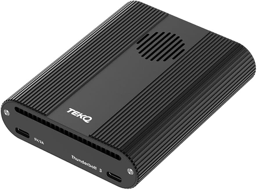 M2 4TB (2TB x 2) Dual Bay Thunderbolt 3 SSD, Support Raid 0/1/ JBOD ...