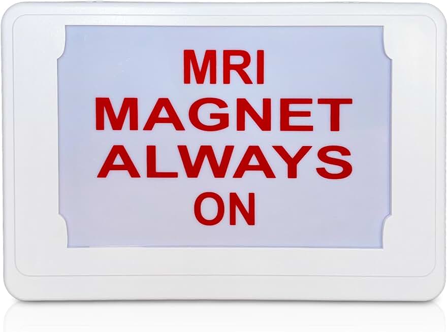 MAGNET ALWAYS ON MRI Warning Sign for Medical Imaging MRI Suites LED ...