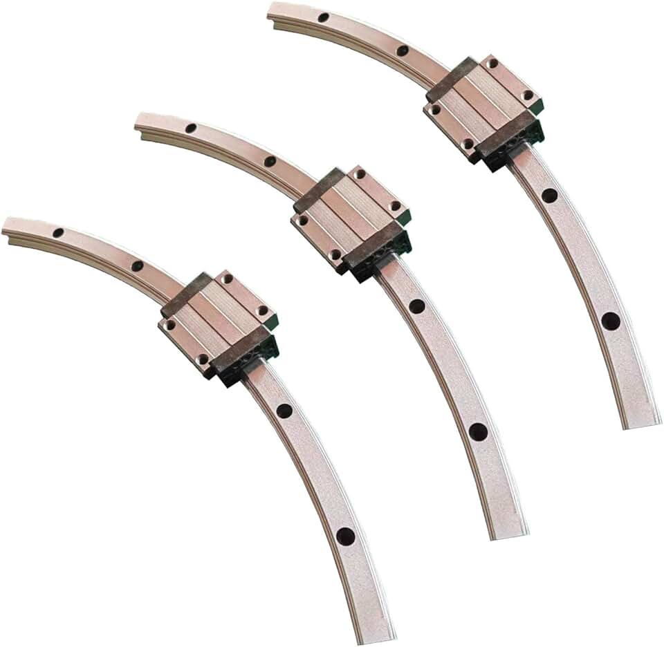 Curved Guide Arc Sliding Rail Circular Guideway, 3Pcs HCR45 CDR45 ...