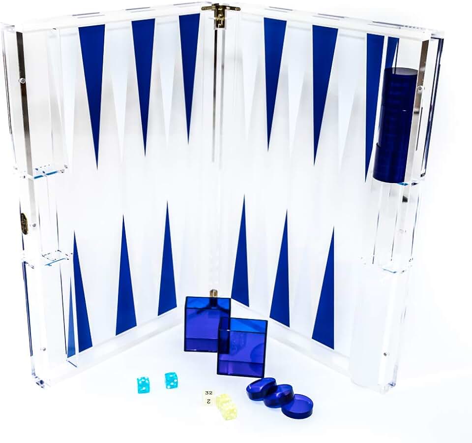 Bello New York's Luxury Large Acrylic Backgammon Set 18 1/2" - Costco ...