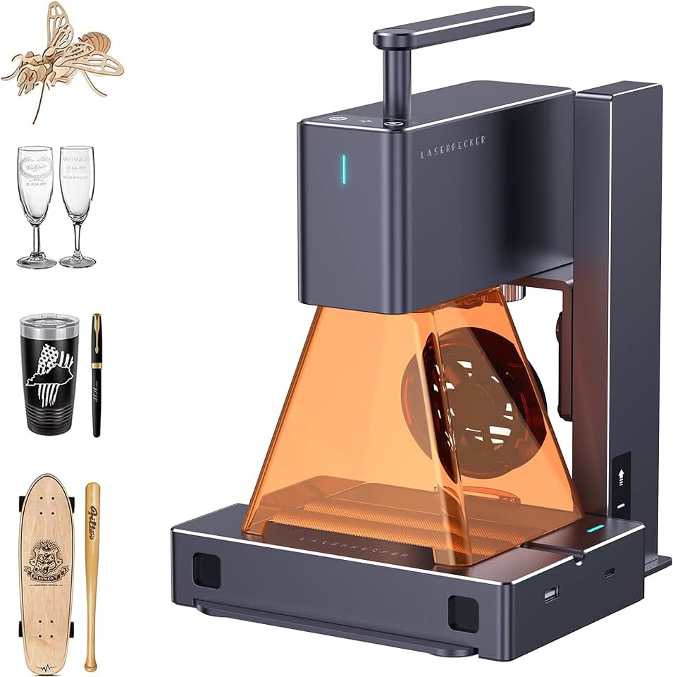 LaserPecker 2 Laser Engraver with Roller, Handheld High Precision High ...