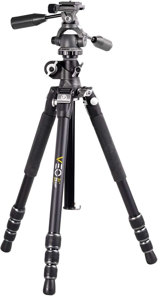 Vanguard VEO3T+264AP Aluminum Travel Tripod with Pan Head and Multi ...