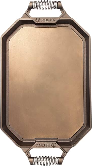 FINEX Cast Iron Double Burner Griddle - Arizona Outlet