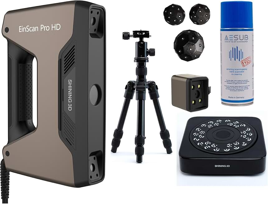 2023 EinScan Pro HD Versatility Handheld 3D Scanner with Solid Edge Shining3D Version CAD ...