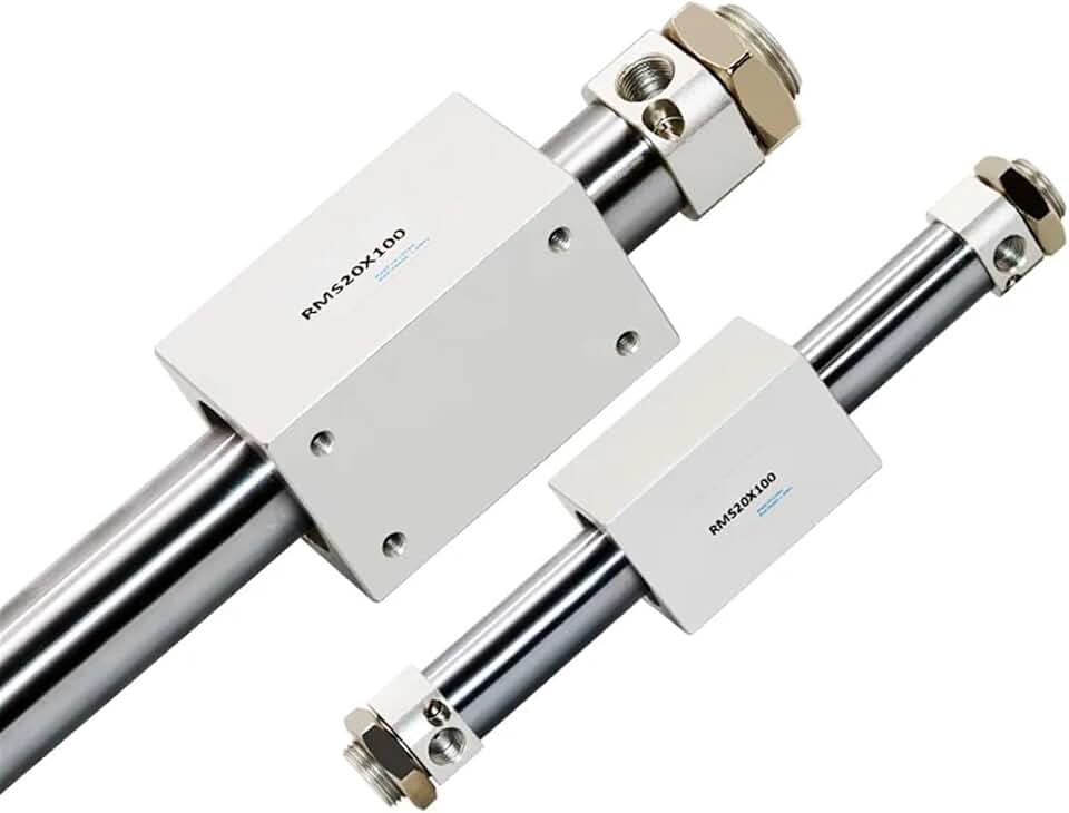 Magnetically Coupled Rodless Cylinder Gas Buffer RMS20/25/32/40x100 ...