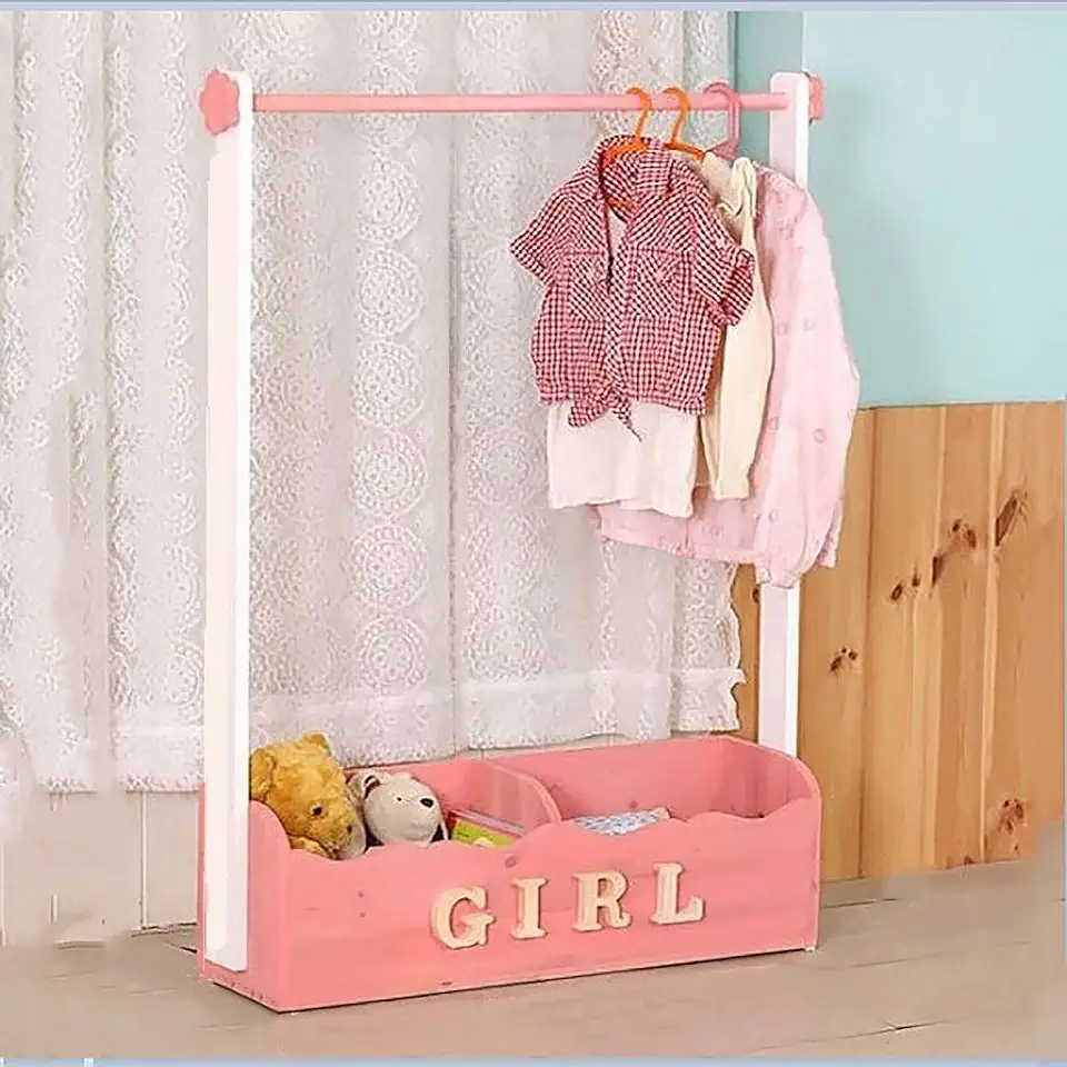 Clothes Stand,Coat Rack Solid Wood Children's Coat Rack ...