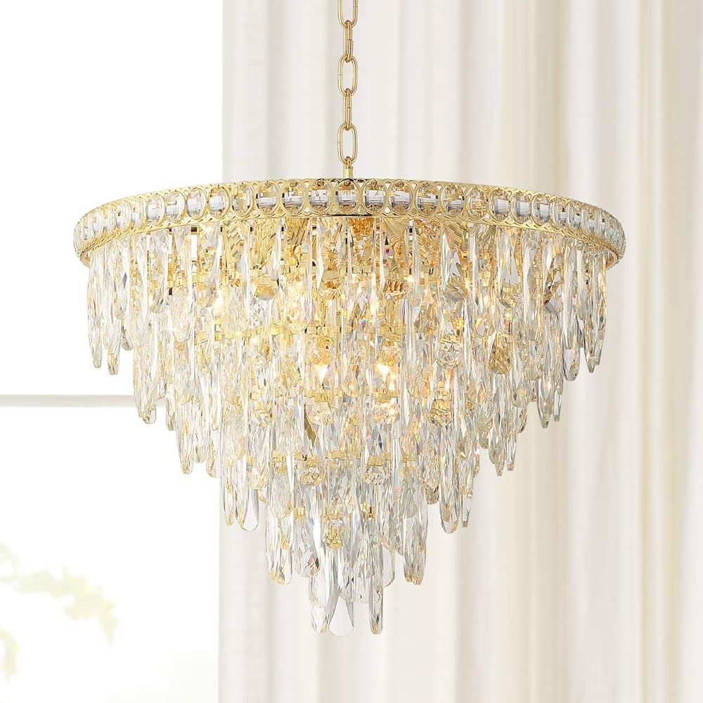 Vienna Full Spectrum Trenta Gold Pendant Chandelier Lighting 23 1/2 ...
