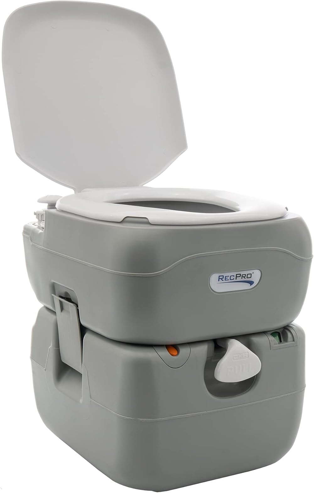 RecPro RV Toilet 5.8 Gallon Portable | Compact Travel Toilet with Level ...