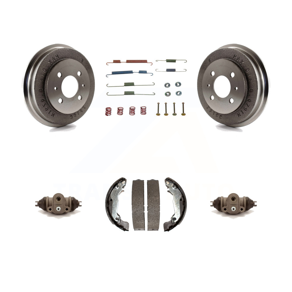 Transit Auto - Rear Brake Drum Shoes Spring And Cylinders Kit For 2006 ...