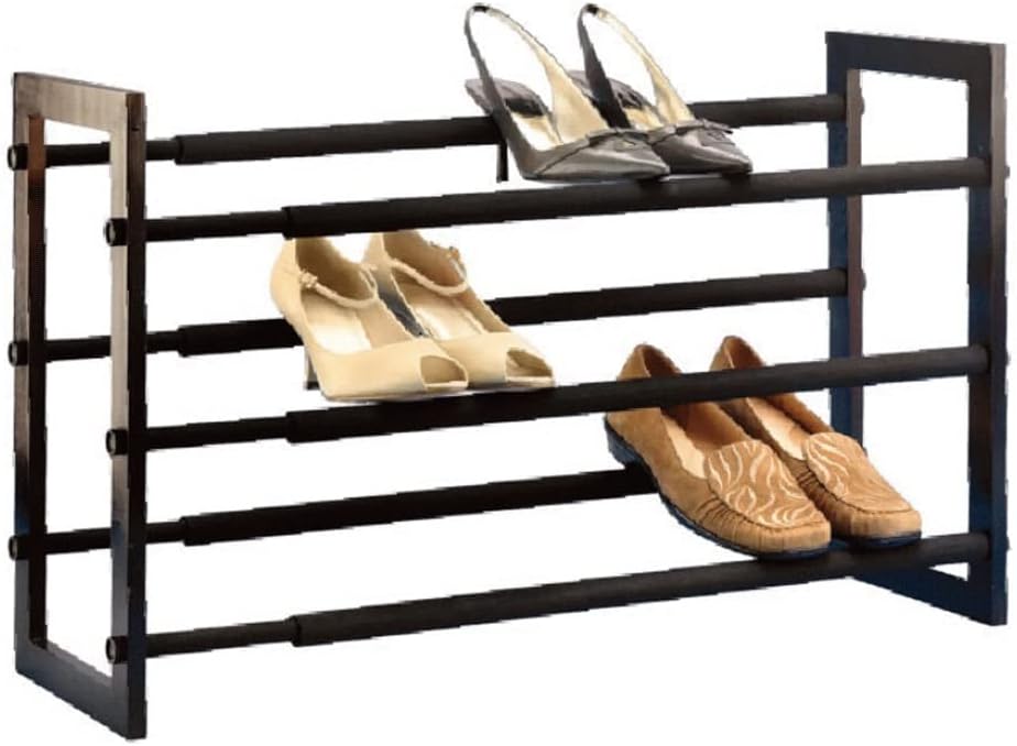 Shoe Racks Shoe Rack 3 Tier Retractable Multi-functional Shoe Tower ...