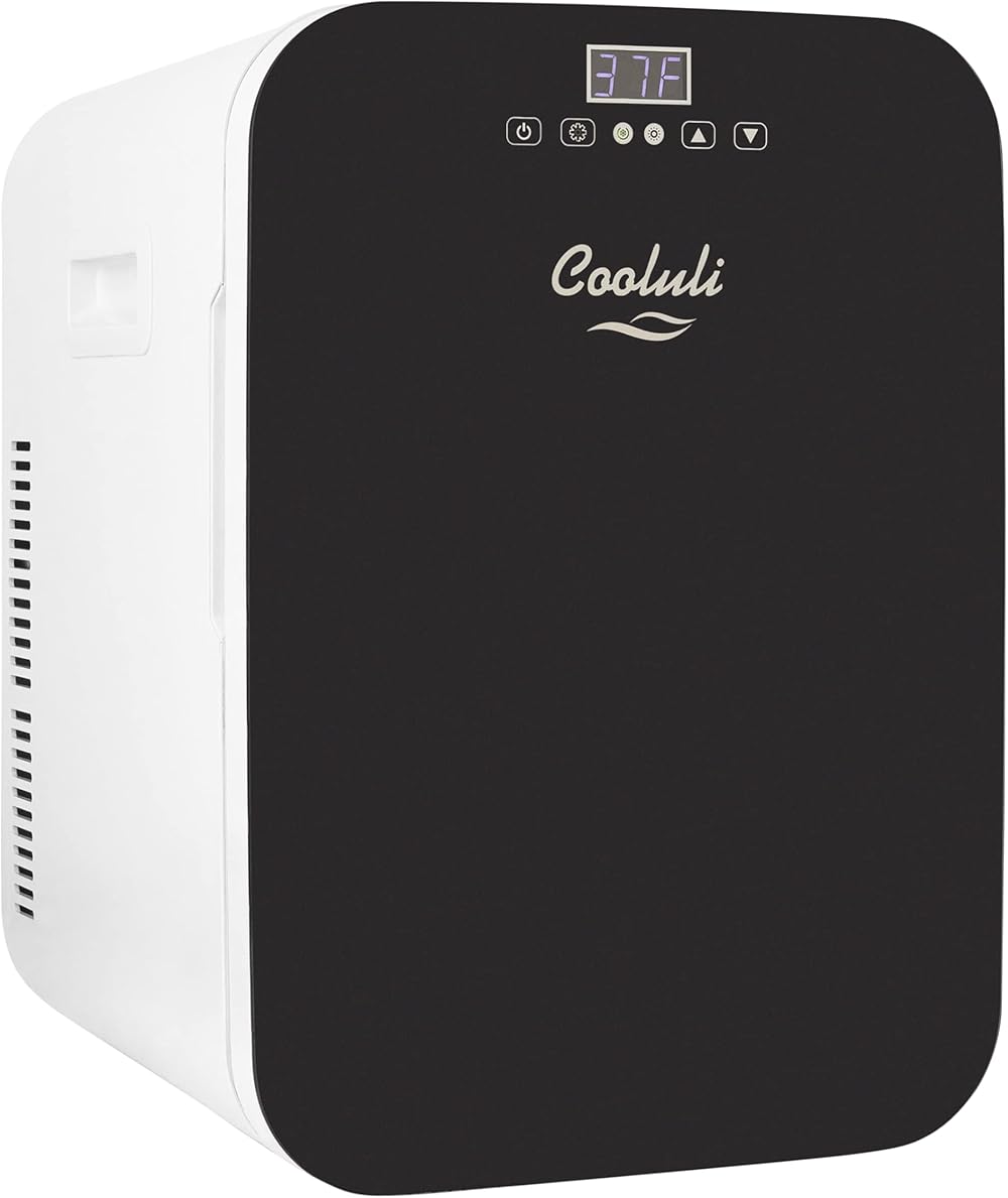 Cooluli 20 Liter Mini Fridge with Temperature Control - Black - Arizona ...