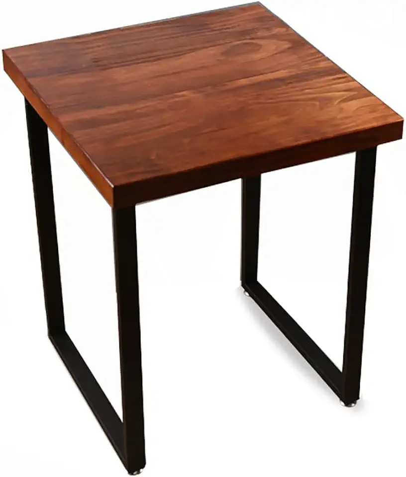 End Tables Dining Table and Chair Set, Small Household Solid Wood Four ...