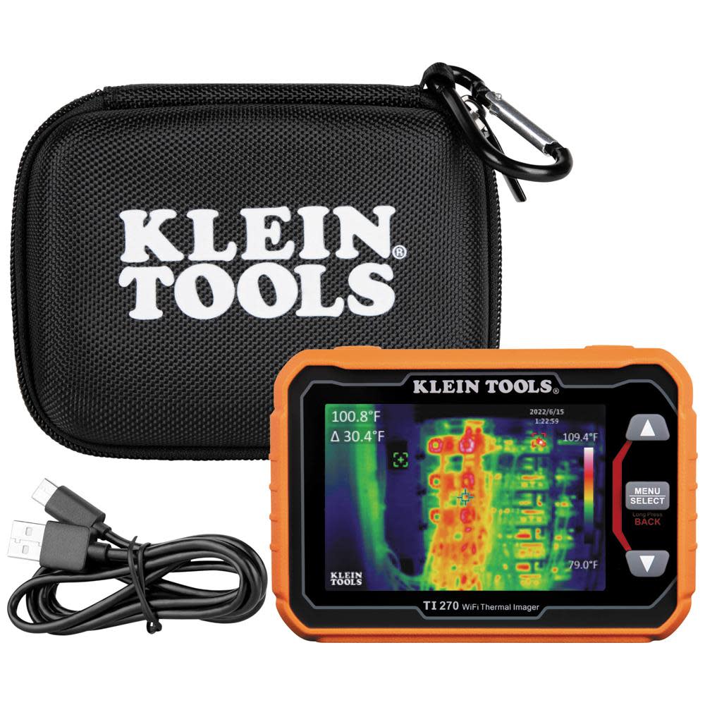 Klein Tools TI270 Rechargeable 10000 Pixels Thermal Imaging Camera with ...