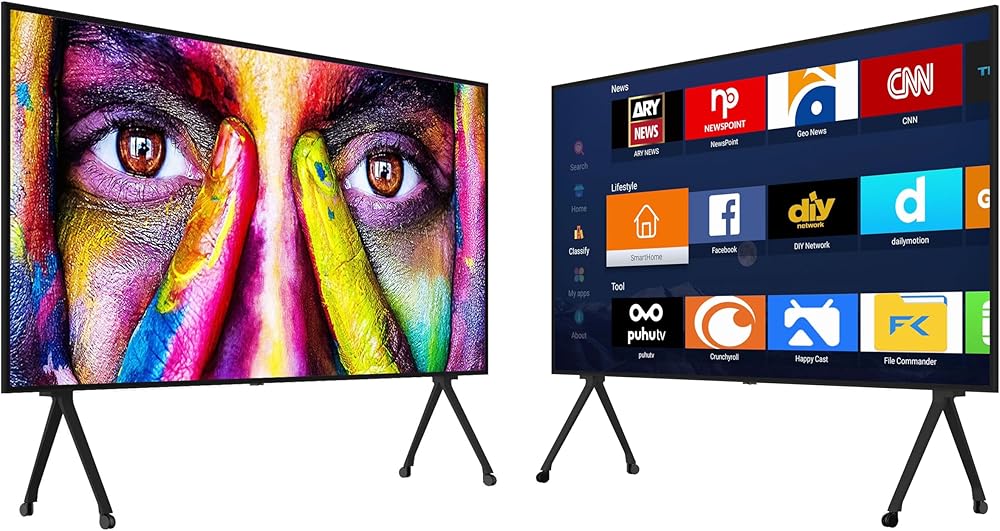 100 Inch Mobile Smart TV Television, LED Screen 4K UHD, A Display ...