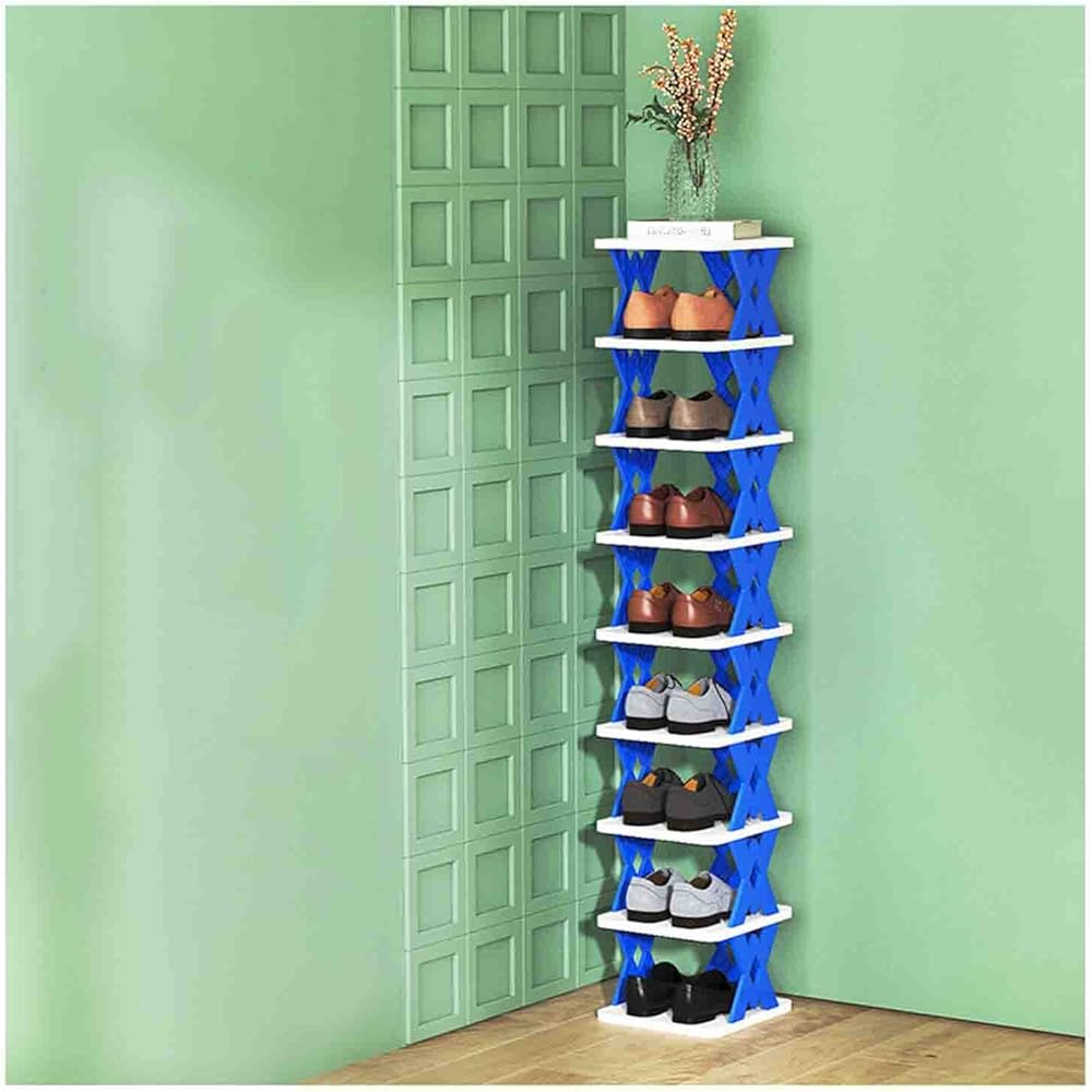Narrow Corner Shoe Rack,Vertical Shoe Tower,Multi-Layer Collapsible ...