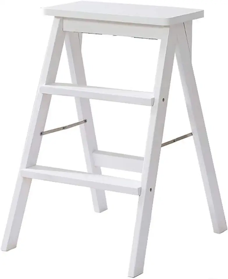 Wooden Step Stool,Stepladders Solid Wood Step Ladder Stool ...