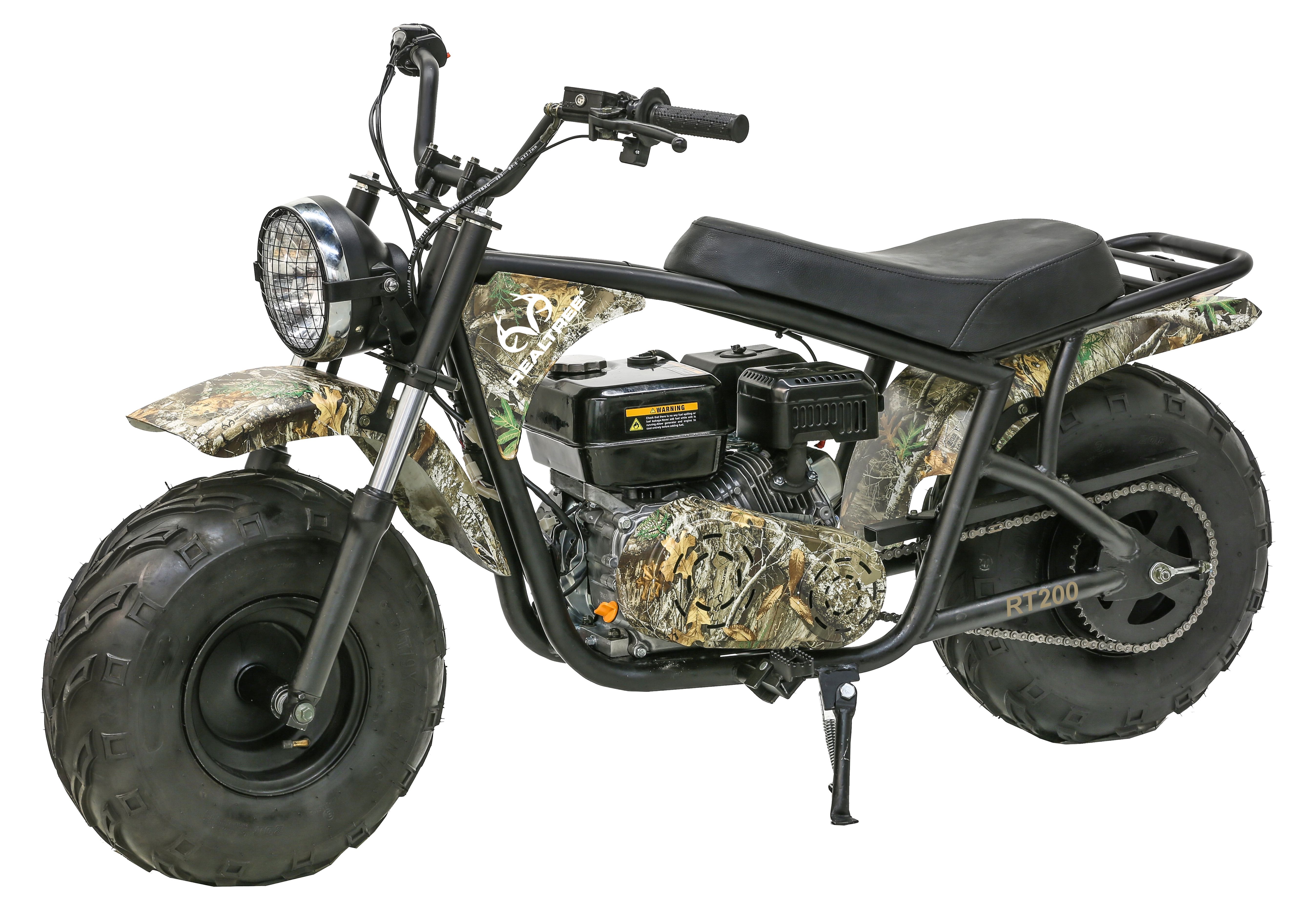 Realtree RT200 Gas Powered 196cc Camo Power Ride-On Mini Bike - Arizona ...