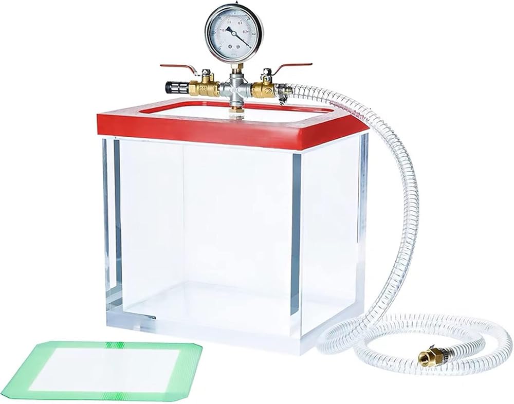 Acrylic Vacuum Chamber, 2 Gallon Vacuum Chamber, lab Vacuum Chambers ...