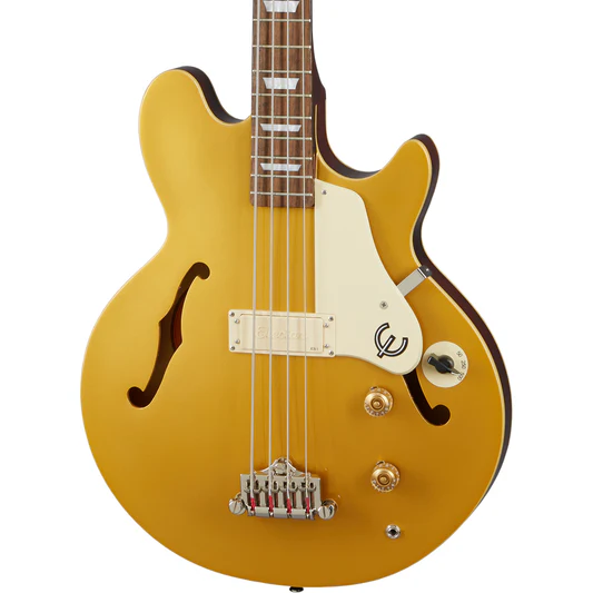 Epiphone Jack Casady Signature 4 String Bass in Gold Finish Epiphone ...