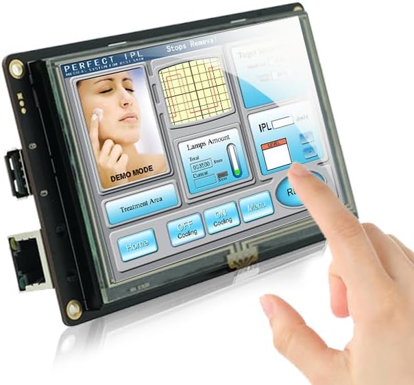 7'' Smart TFT LCD HMI Module Touch Screen + Free GUI Designer with Three-Year Warranty 256M ...