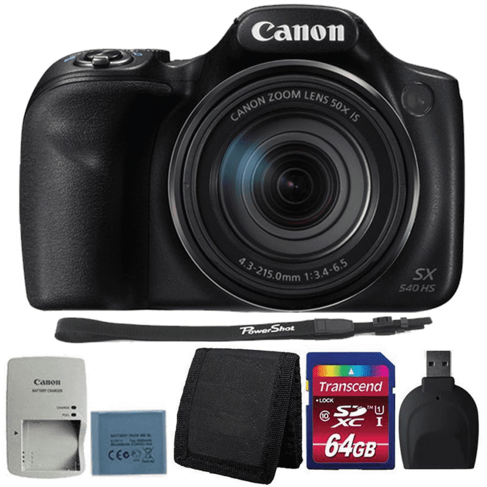 Canon Powershot SX540 HS 20.3MP Digital Camera with Accessory Bundle ...