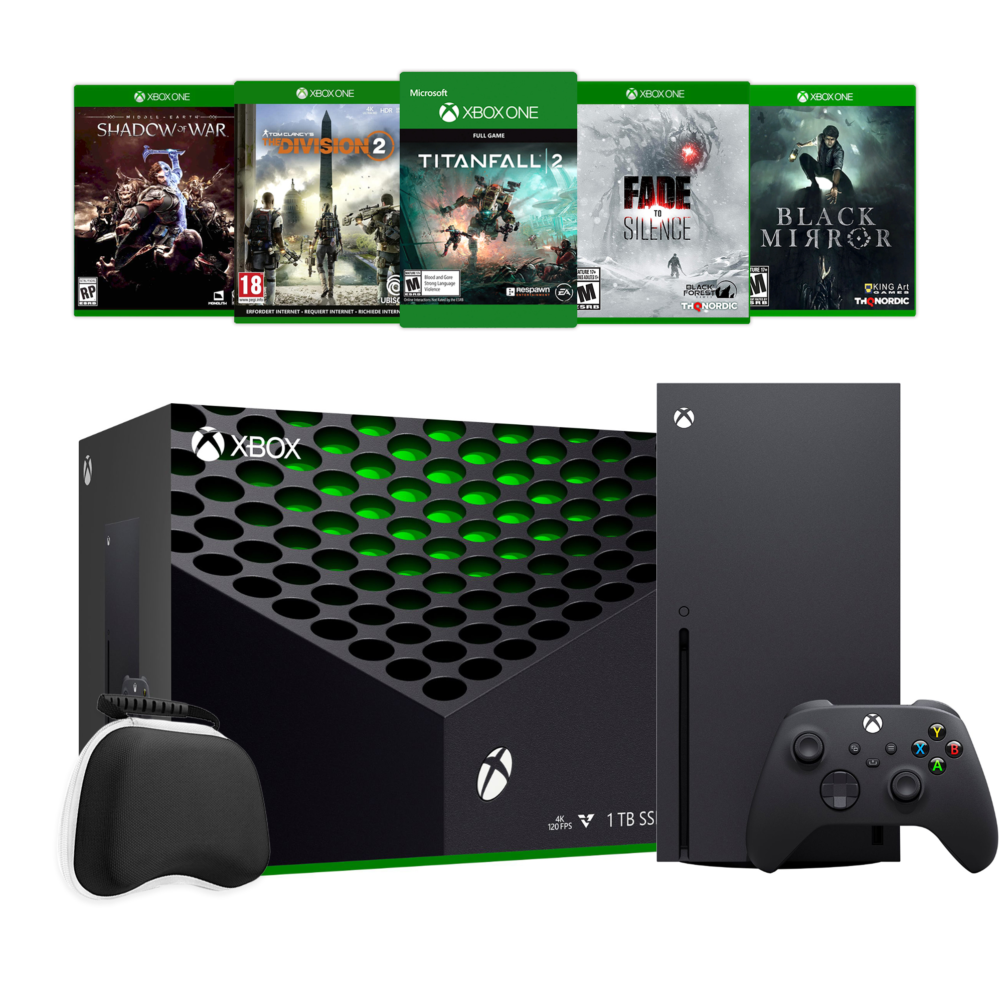 Xbox Series X Console Bundle - Flagship Xbox 1TB SSD Black Gaming ...
