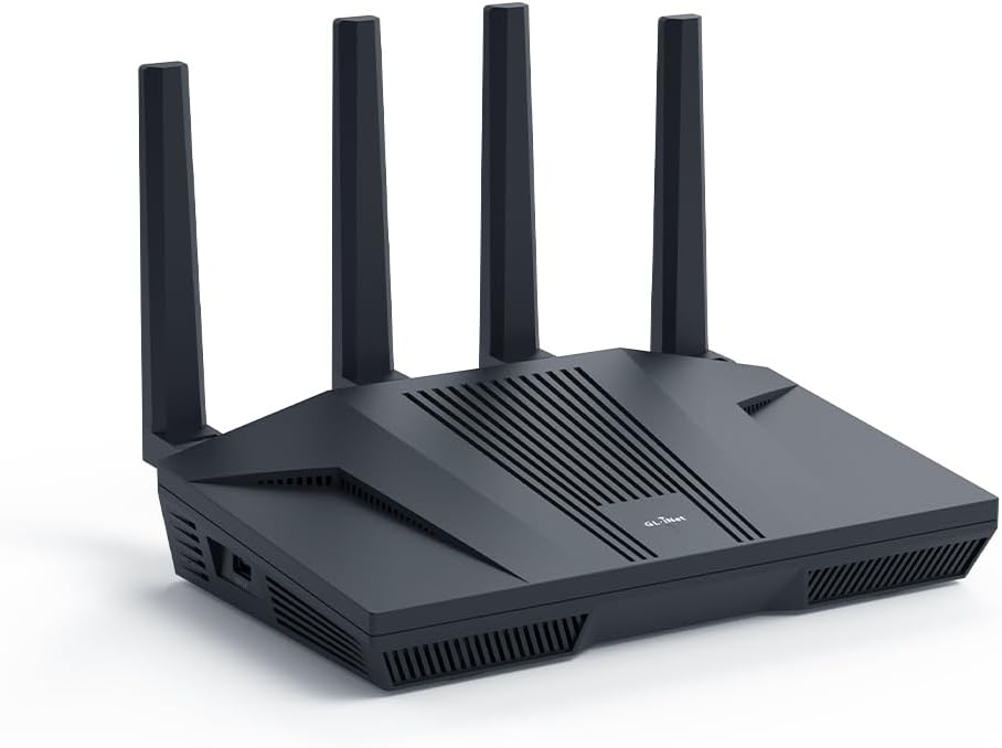 GL.iNet GL-MT6000(Flint 2) WiFi 6 Router | Gaming WiFi Router | 2 x 2 ...
