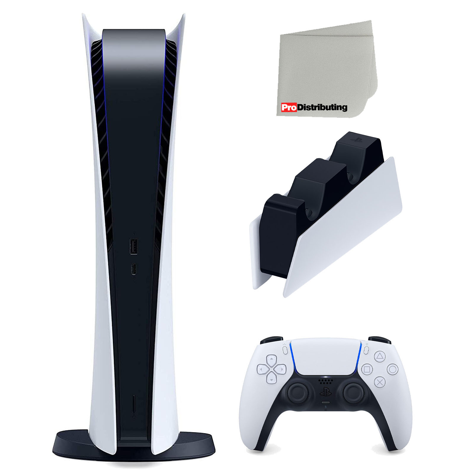 Sony Playstation 5 Digital Version Console with DualSense Charging ...