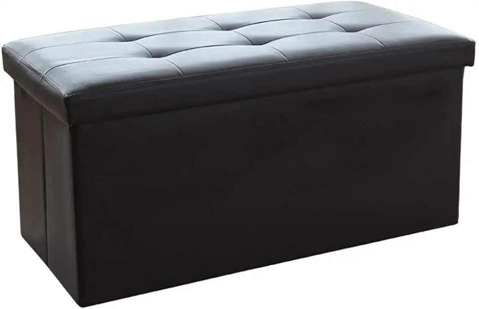 Swivel Stool Upholstered Cube Pouf Storage Ottoman,pouffe Footstool ...
