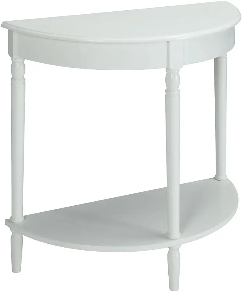 Convenience Concepts French Country Half-Round Entryway Table with ...
