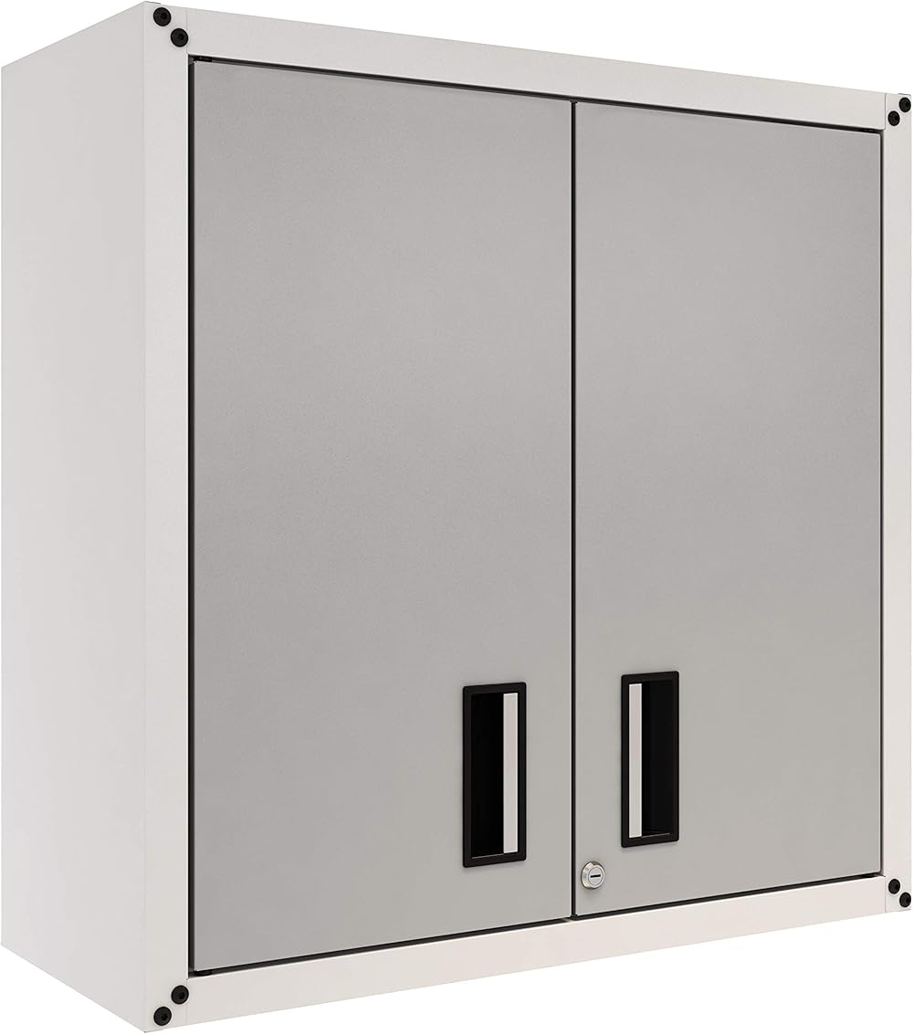 Ready-to-Assemble Floating Garage Storage Cabinet - Wall Mount Garage ...