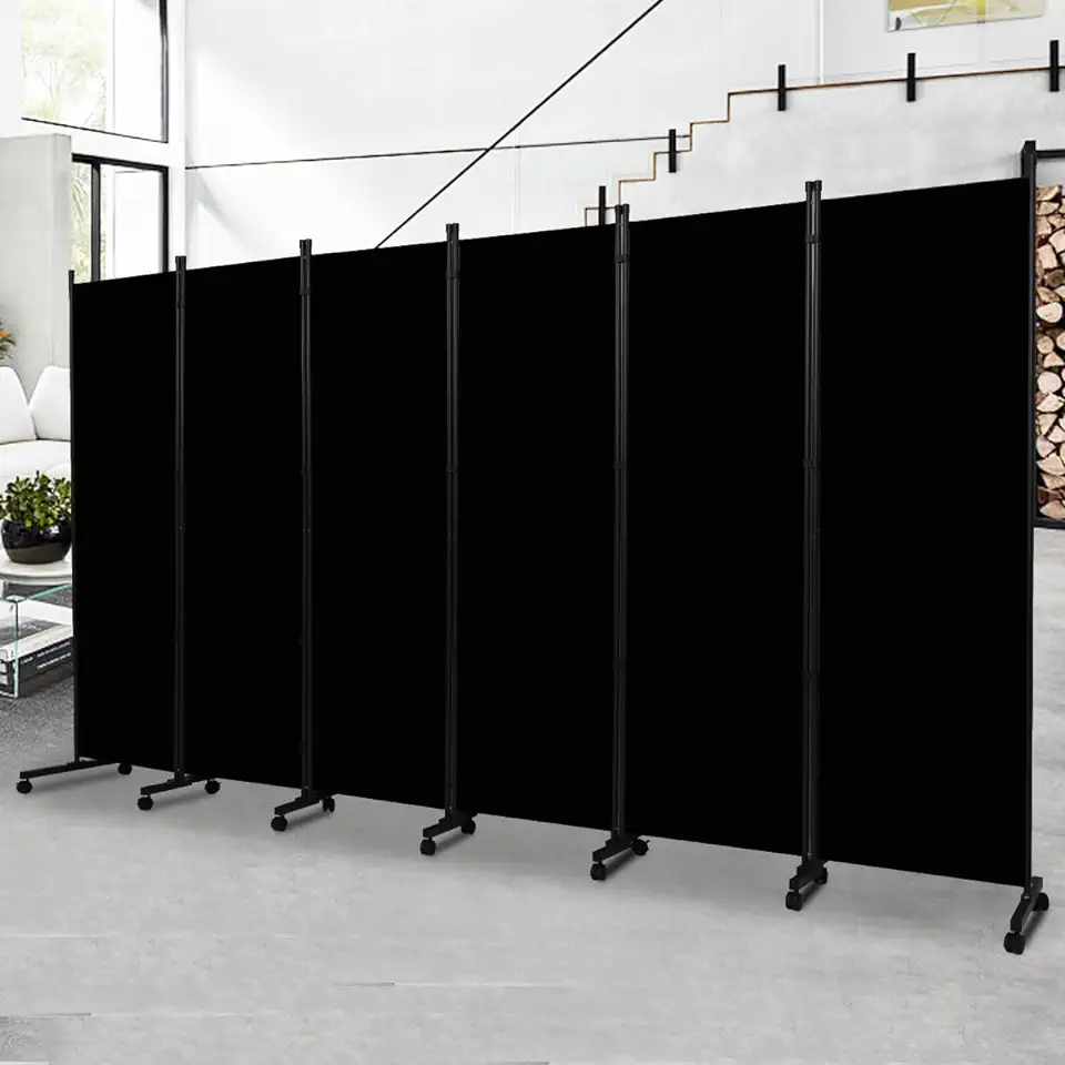 Room Divider Portable 132'' Partition Room Dividers and Folding Privacy ...