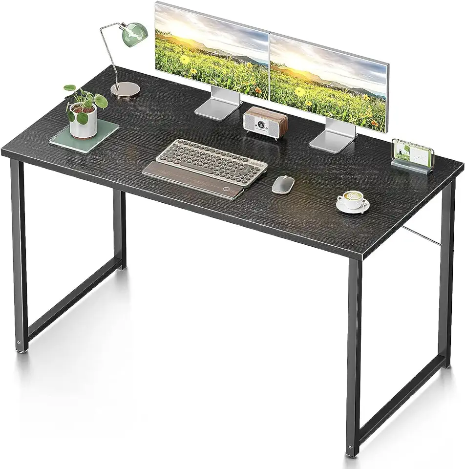 Coleshome 47 Inch Computer Desk, Modern Simple Style Desk for Home ...