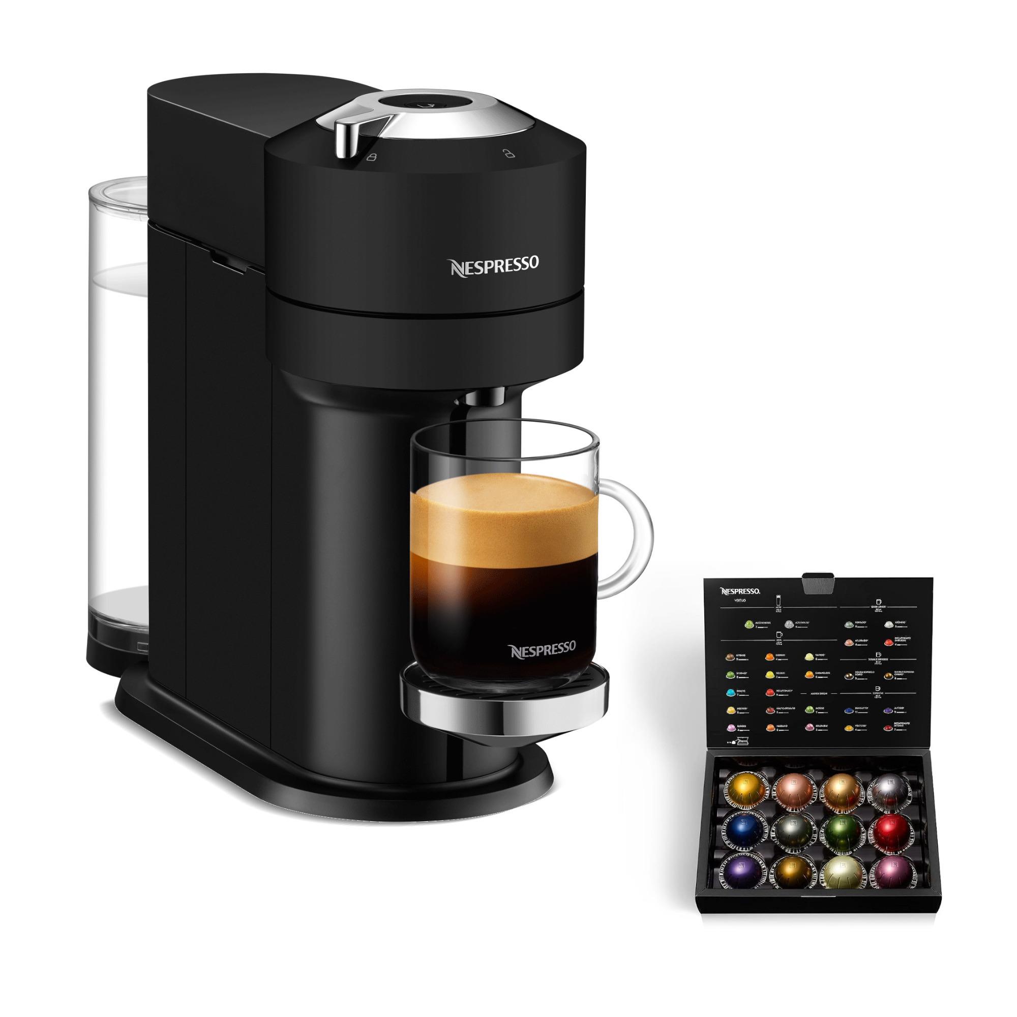 Nespresso Vertuo Next Deluxe Compact Coffee and Espresso Machine (Matte ...