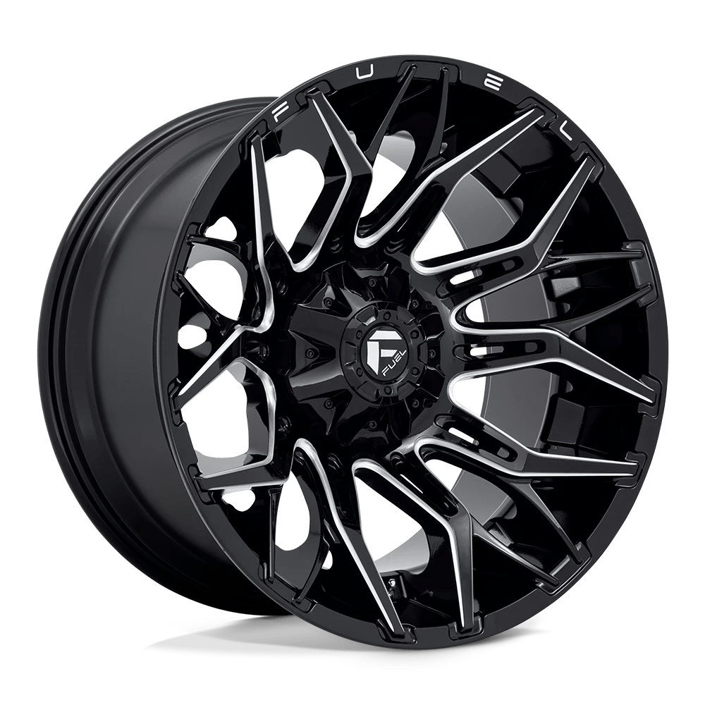 Fuel D769 Twitch 22X12 8X170 -44Et 106.1Cb Glossy Black Milled Wheel ...