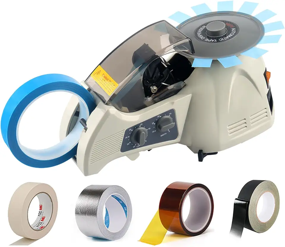 Automatic Tape Dispenser Cutter, JuLand Electric Rotary Tape Cutting ...