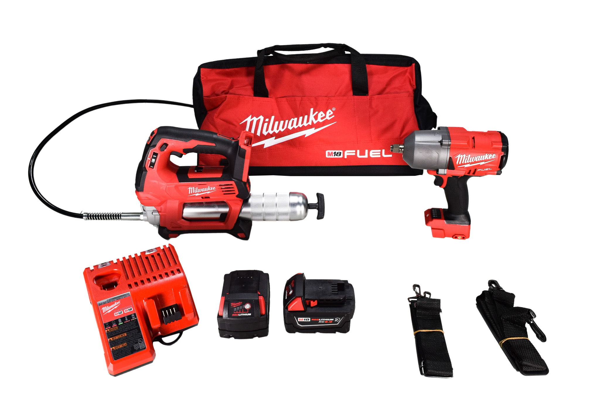 Milwaukee 2767-22GR 18V Brushless 1/2" High-Torque Impact Wrench Grease ...