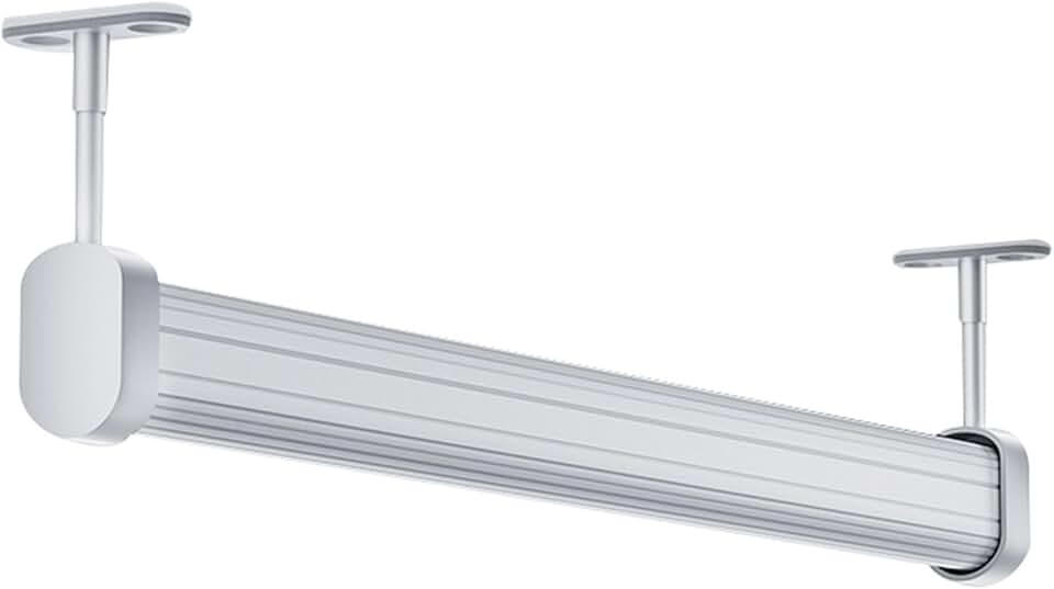 Heavy Duty Closet Rod Ceiling Mount, 35 55 75 95 125 145 155 Cm Long ...