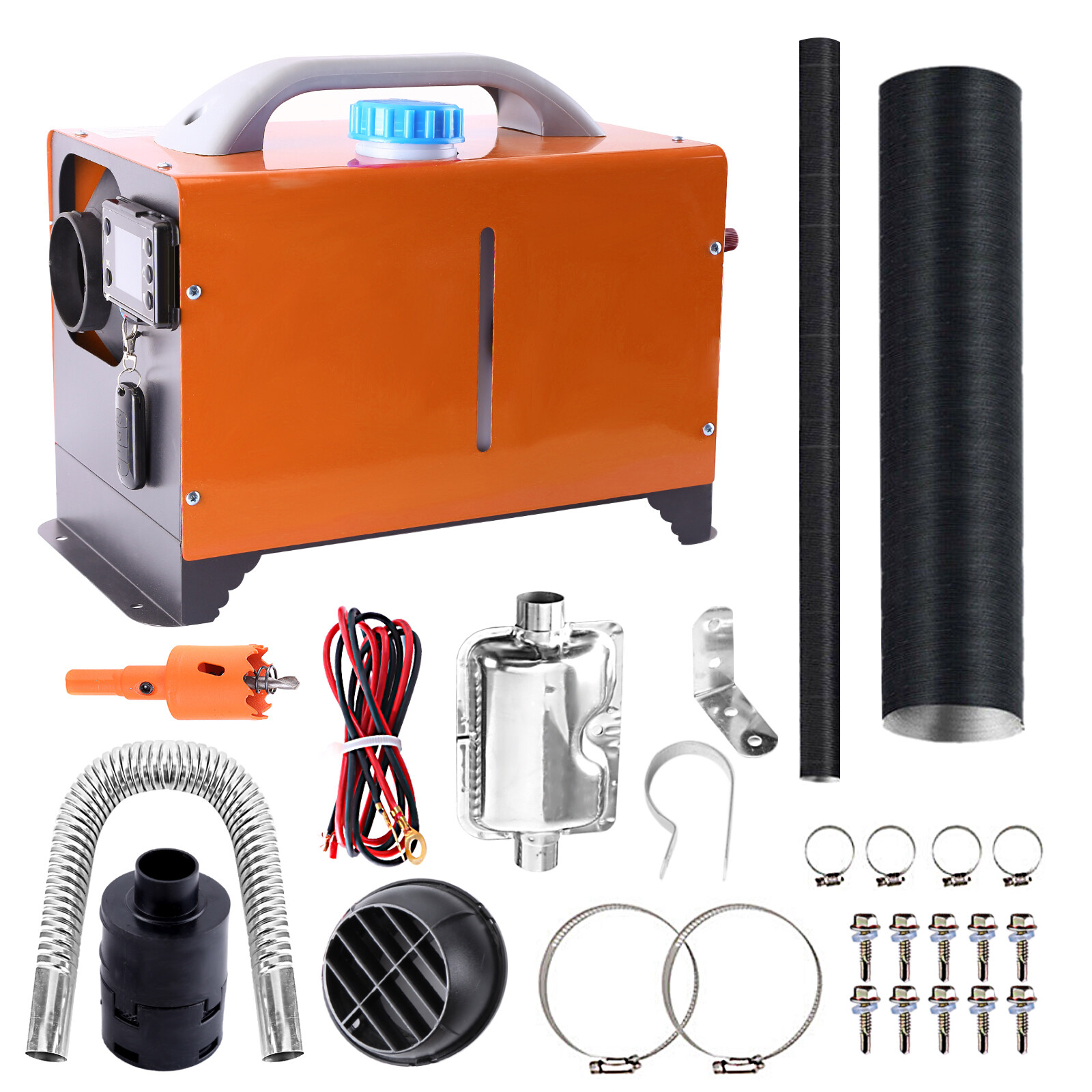 LICHENGTAI 12V 8KW Diesel Heater All-in-One with Remote Control and LCD ...