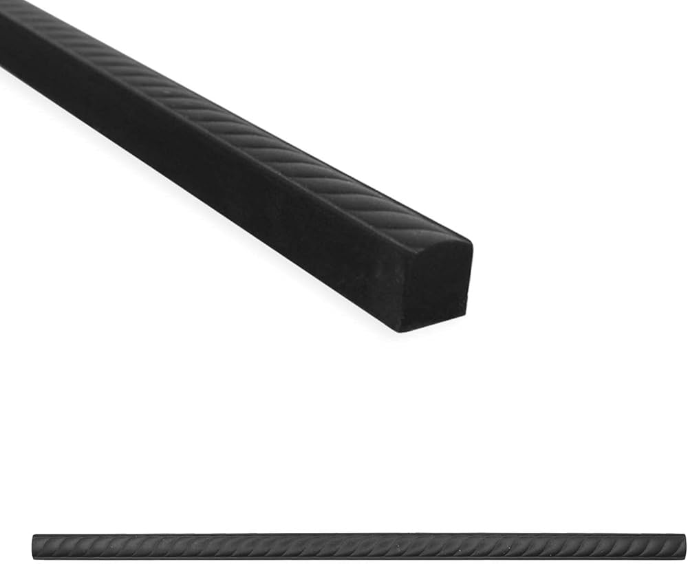 Questech Decor Rope Listel Tile Trim, 1/2 x 12 Inch Decorative Tile ...